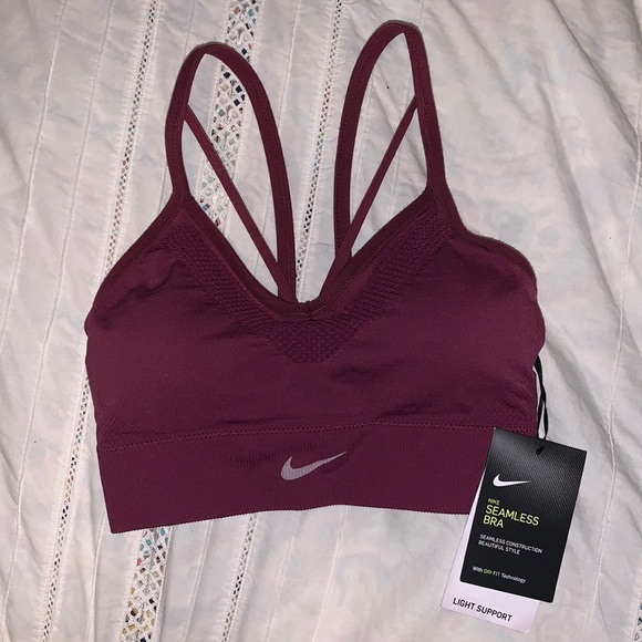 Nike | Intimates & Sleepwear | Nwt Nike Seamless Sports Bra | Poshmark